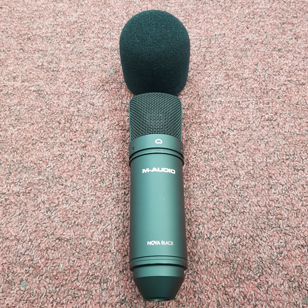 Pre-owned M-Audio Nova Black Condenser Microphone - Own4Less